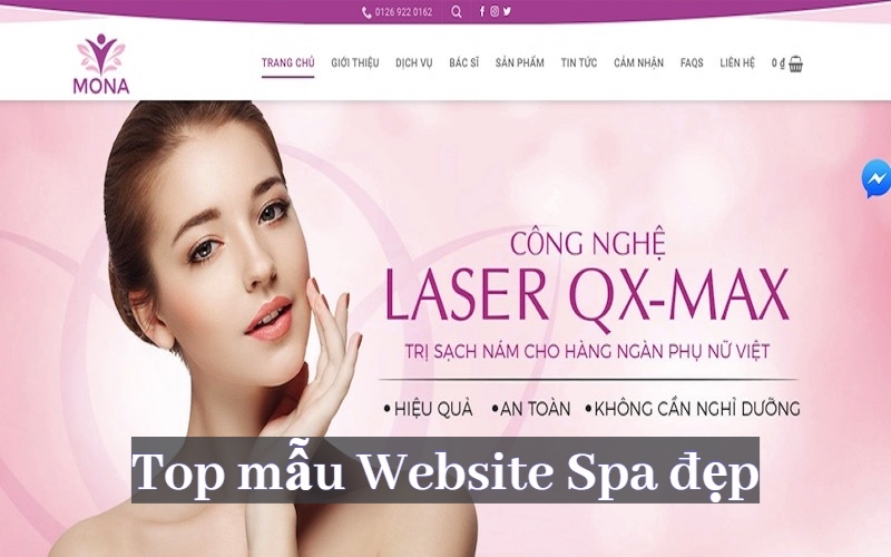 Website spa | Top mẫu web đẹp chuyên nghiệp, thân thiện với người dùng